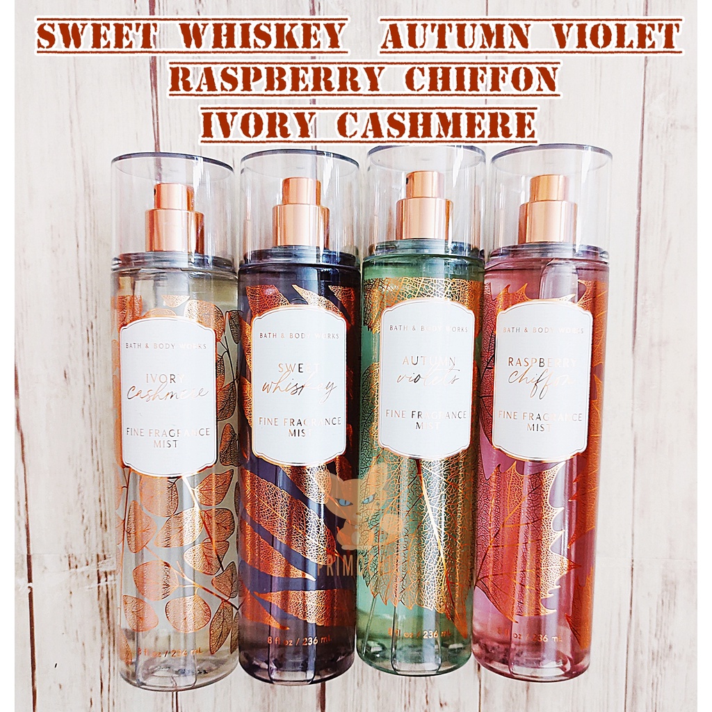 Limited Edition Fragrance Mist Bath and Body Works Sweet Whiskey ...