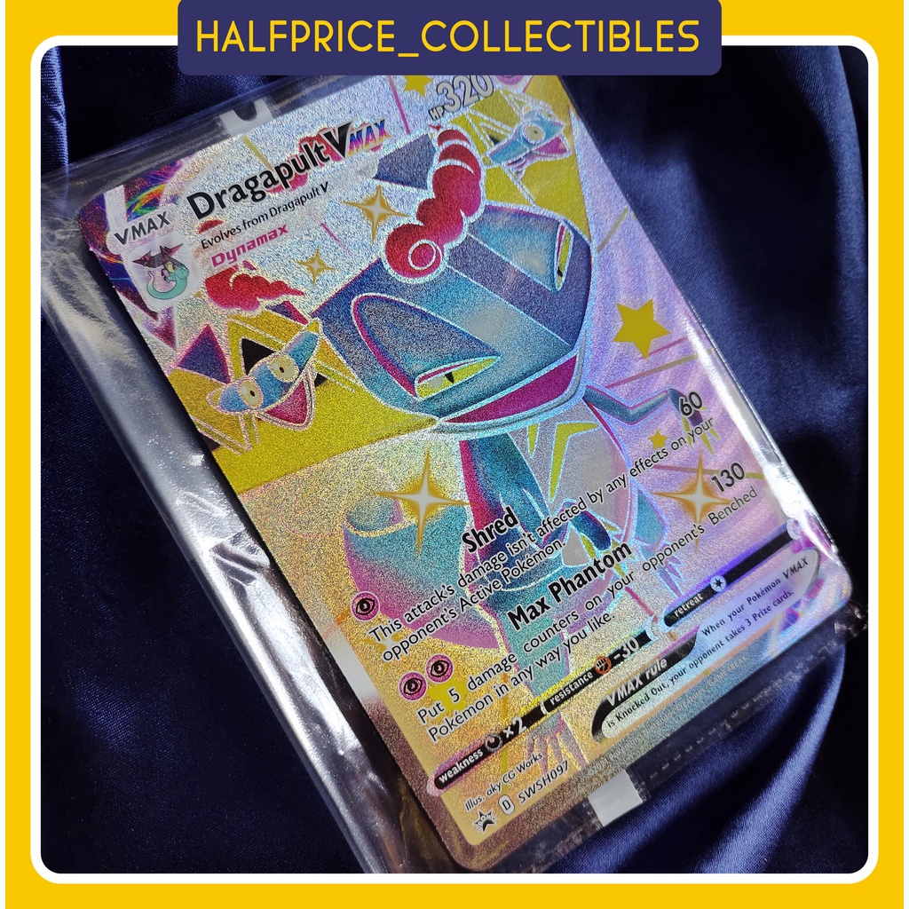 [ POKEMON TCG ] SHINY DRAGAPULT JUMBO CARD SHINING FATES COLLECTORS ...