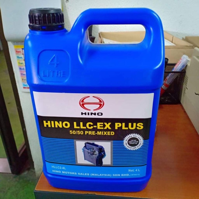 HINO COOLANT LLC-EX PLUS 50/50 PRE-MIXED 4L | Shopee Malaysia
