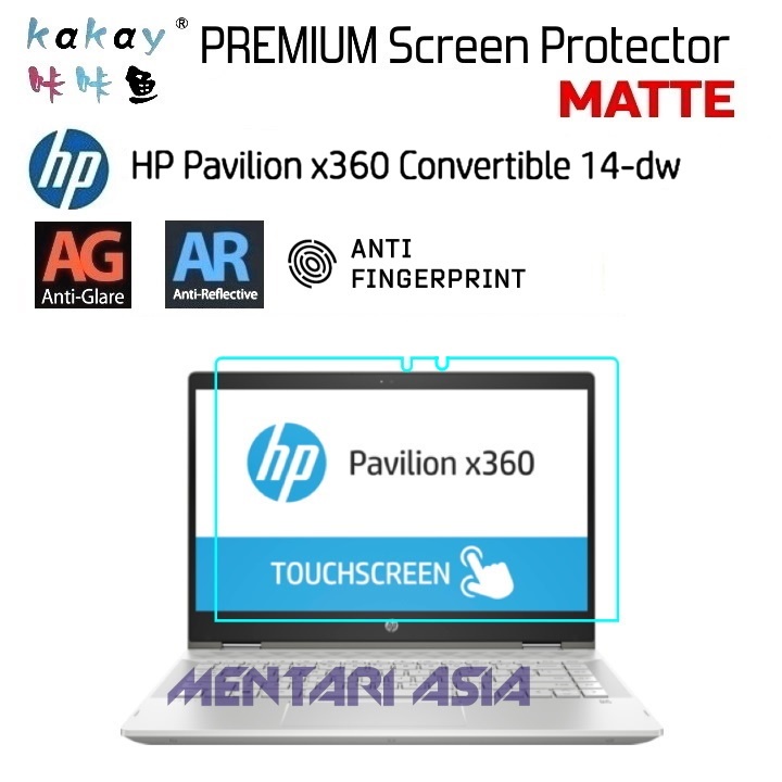 Screen Protector HP Pavilion x360 14-dw - KAKAY PREMIUM MATTE Film ...
