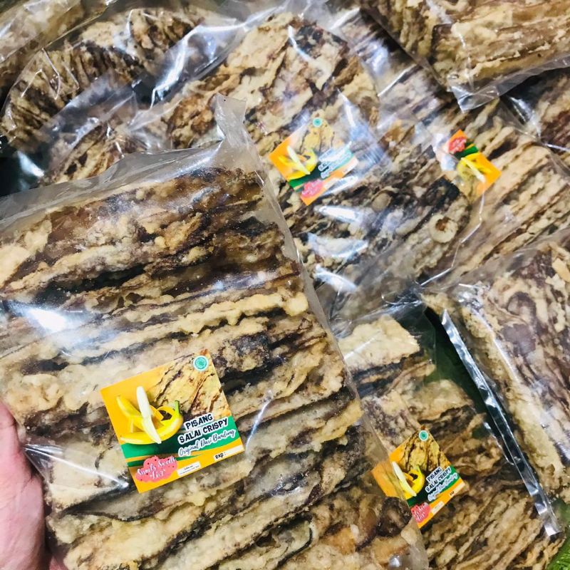 PISANG SALAI ORIGINAL BANDUNG CRISPY DILUAR CHEWY DI DALAM | Shopee ...