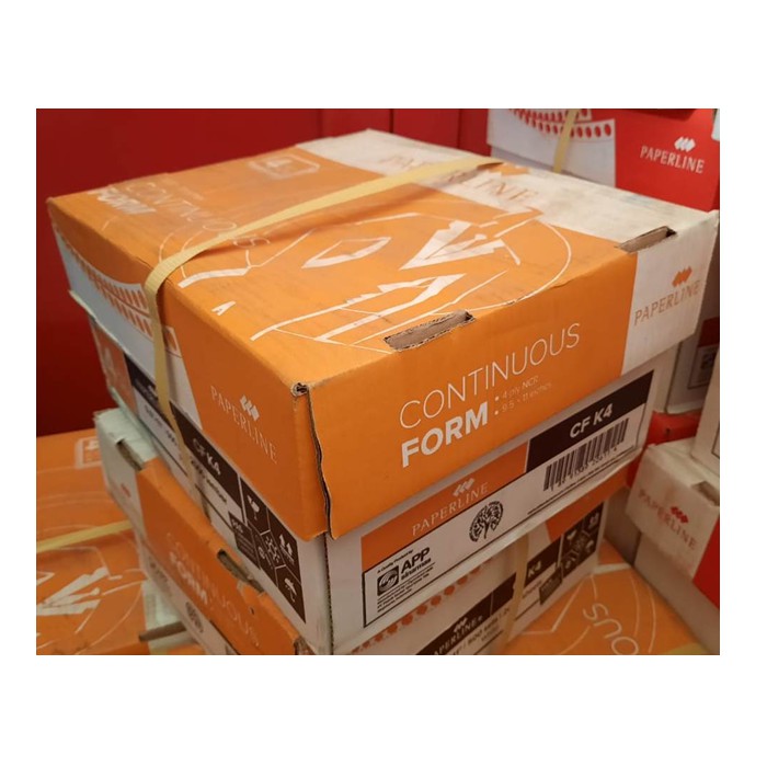 PUTIH Continuous Form 4 PLY white white K4 Paperline computer paper ...