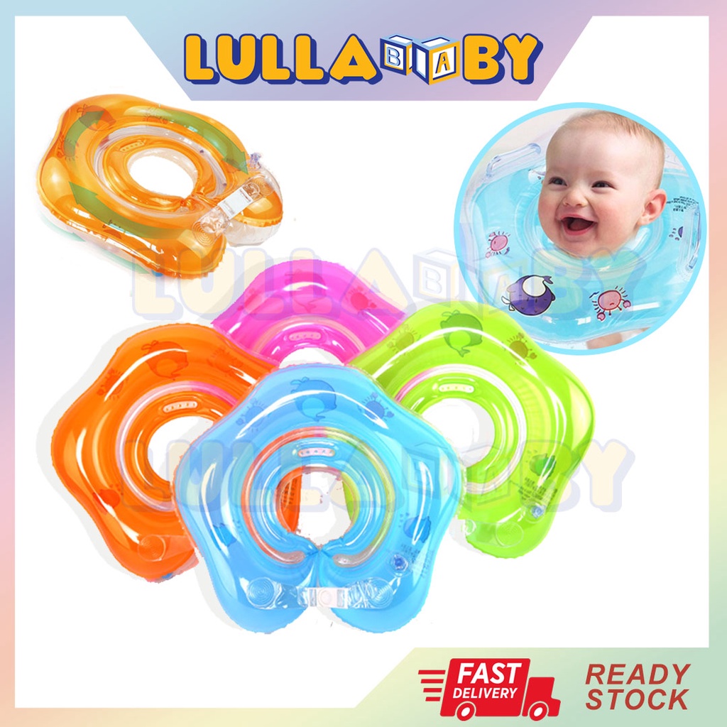 🔥READY STOCK🔥Baby Inflatable Swimming Neck Ring Neck Float Infant ...