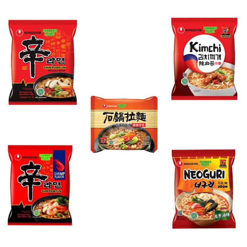 Nongshim Halal Shin Ramyun 1 Packet (120g x1) | Shopee Malaysia