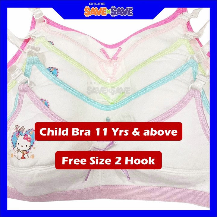0762 Children First Bra Hello Kitty Bra Budak Baju Dalam Budak ...