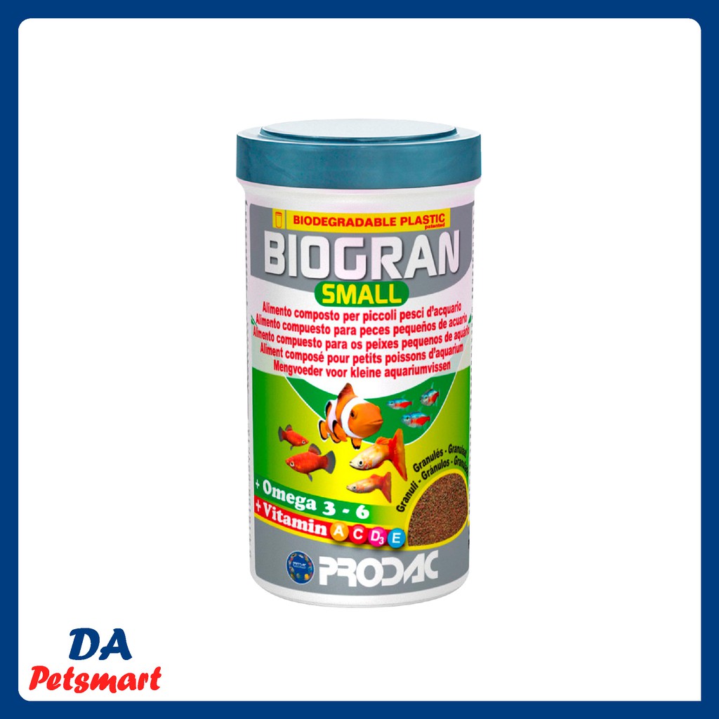 Prodac Biogran Small Fish Food 100ml (45 gram) | Shopee Malaysia