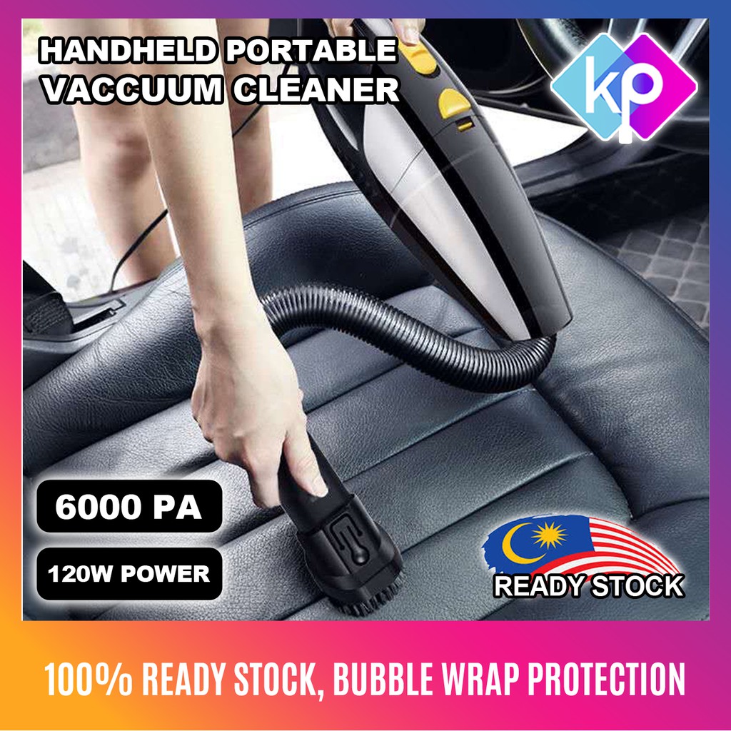 🔥Ready Stock🔥 Portable vacuum cleaner 6000PA Car Vacuum Cleaner 120W ...