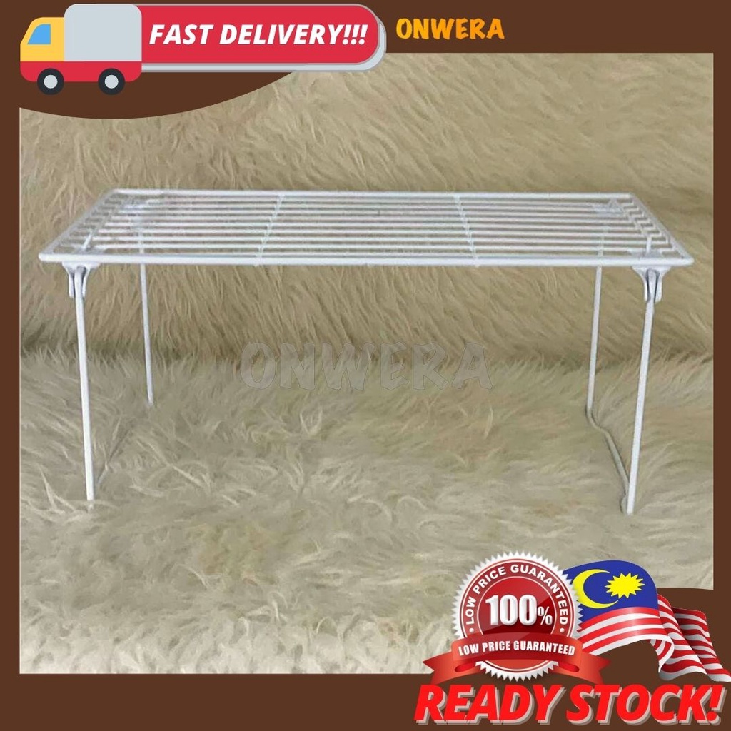READY STOCK! Foldable Multipurpose Kitchen Storage Rack Multi-layer ...