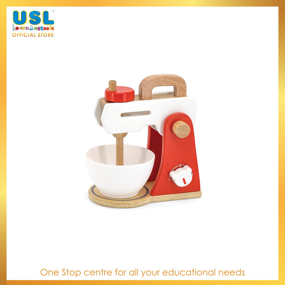 Wooden Kitchen Mixer for Children - Early Learning & Educational Toys ...