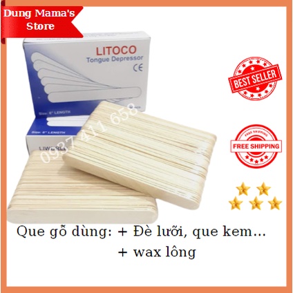 Tongue Sticks - High Quality Sterilized Wood (Box Of 100 Sticks ...