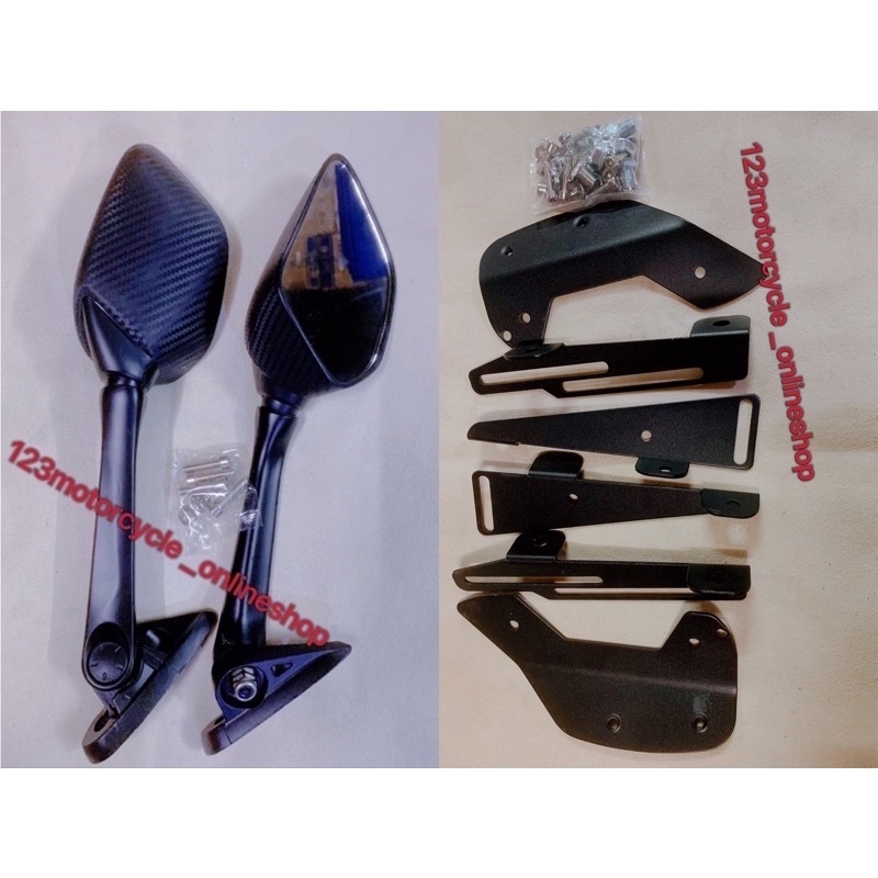 Side Mirror for Yamaha NMAX with Bracket 2019 chioce the size | Shopee ...