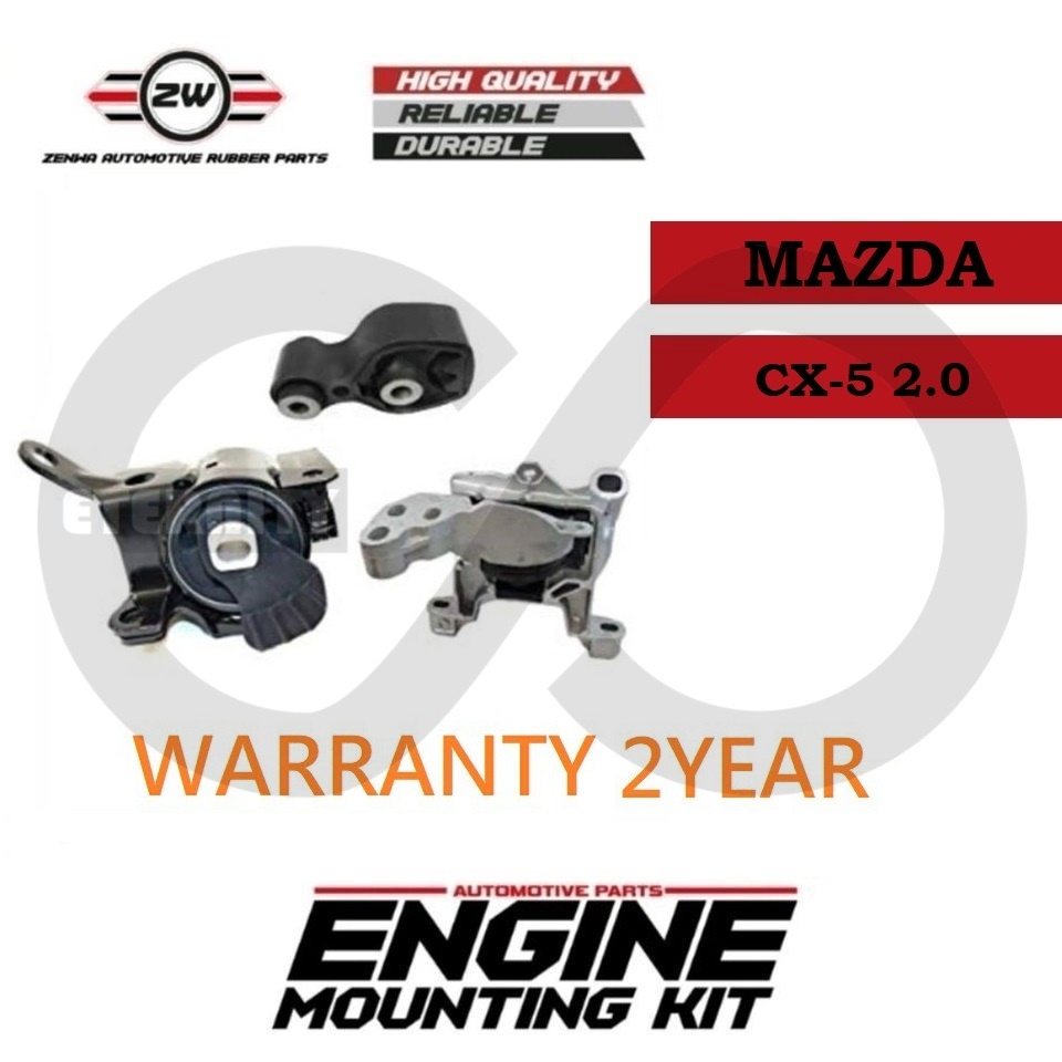 ZW MAZDA CX5 CX-5 2.0cc ENGINE MOUNTING KIT SET | Shopee Malaysia