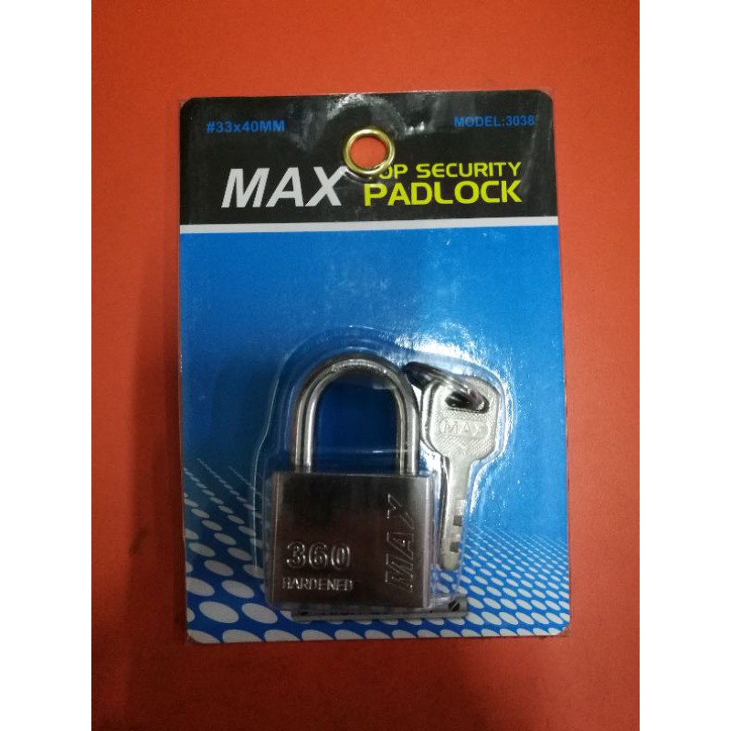 Max Padlock / Kunci Mangga 40mm | Shopee Malaysia
