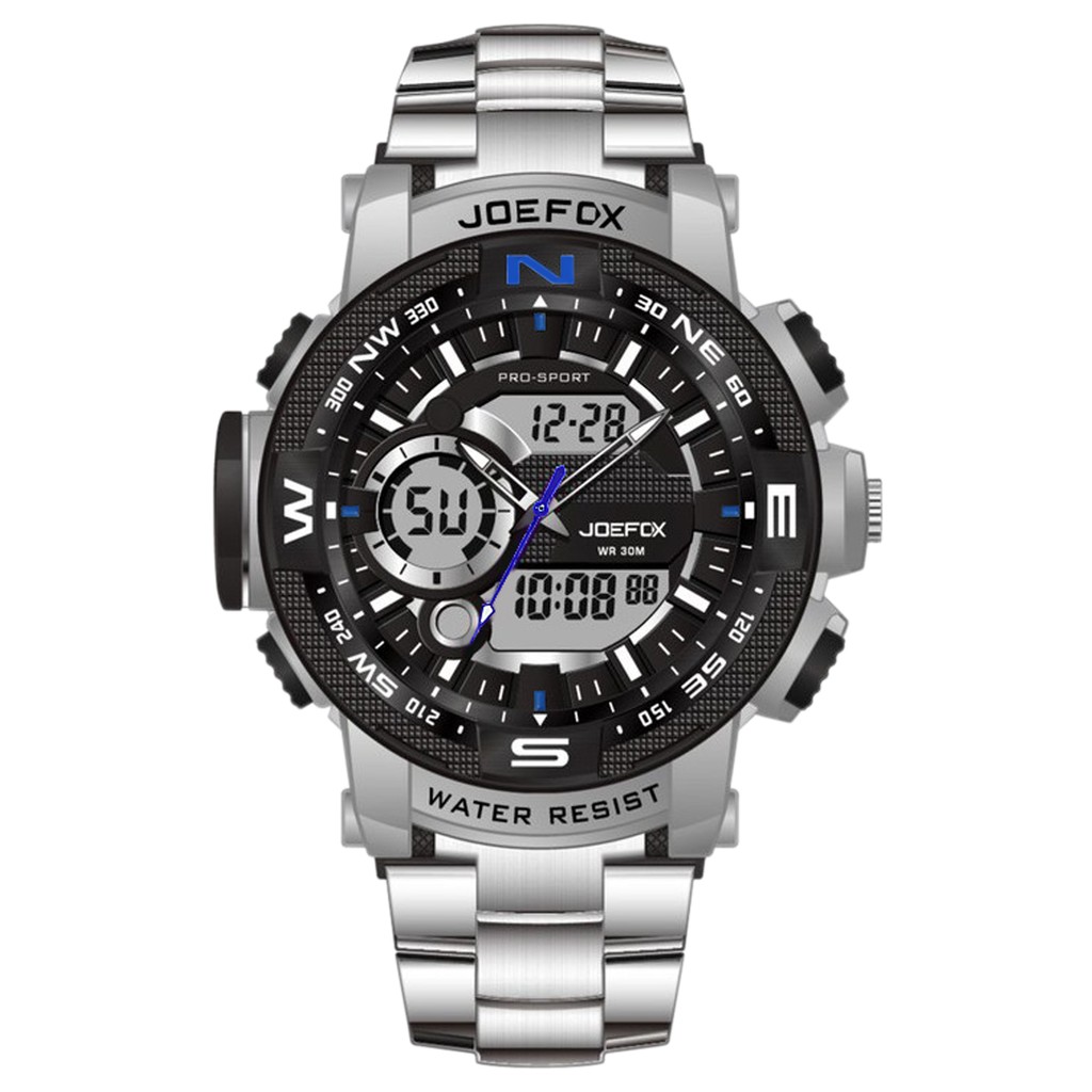 "100% ORIGINAL" Joefox 1730G Stainless Steel Fashion Watch for mens ...