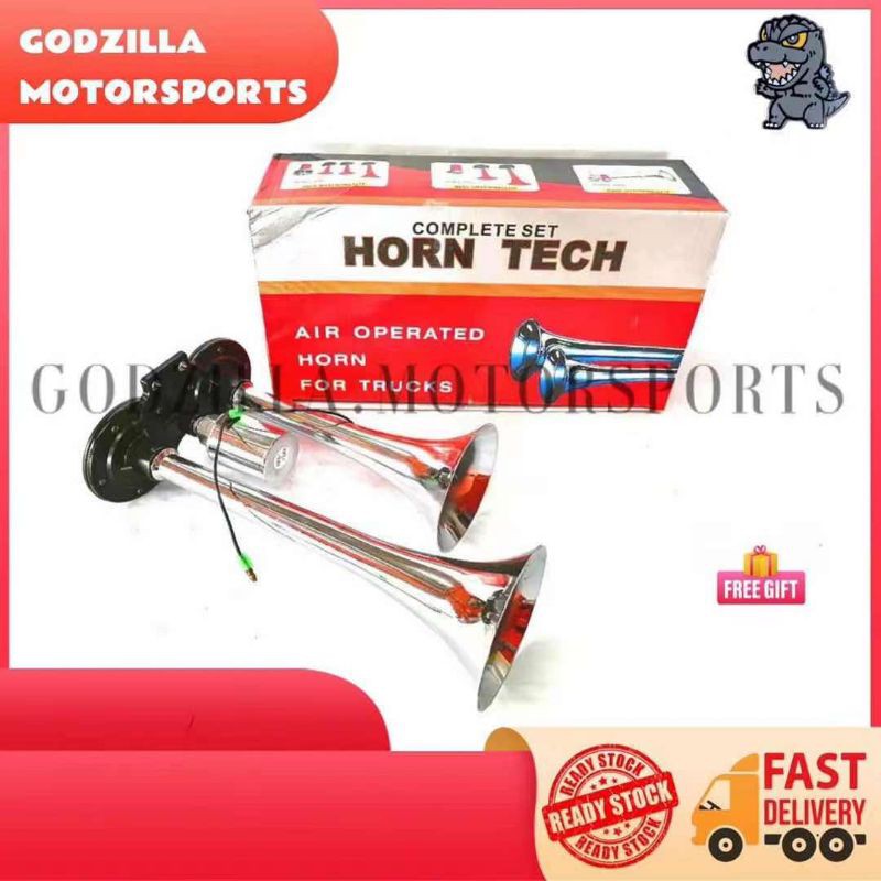 Lorry Air Horn Compressor Kit For Train Car Truck Lorry Boat Loud Relay ...