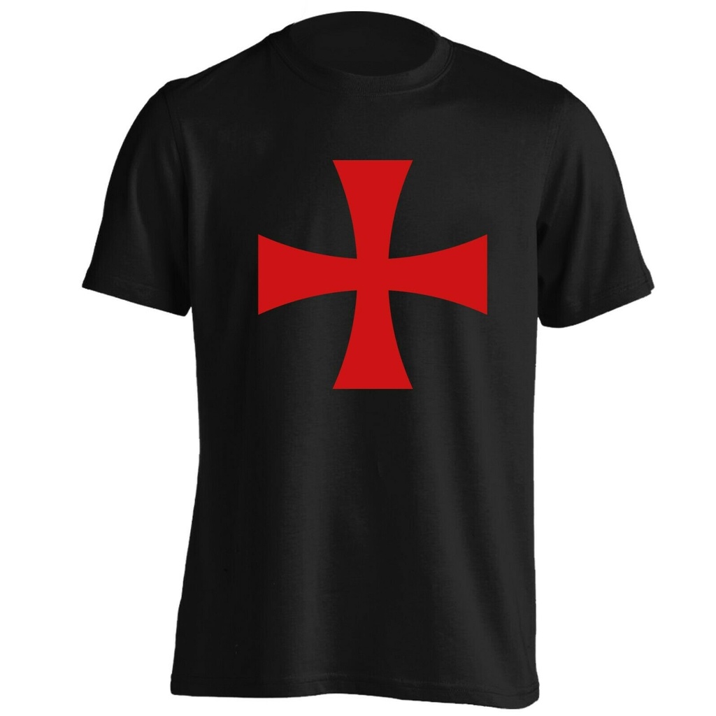 Knights Templar T-Shirt Armour Flag Costume Cross Bible Medieval ...