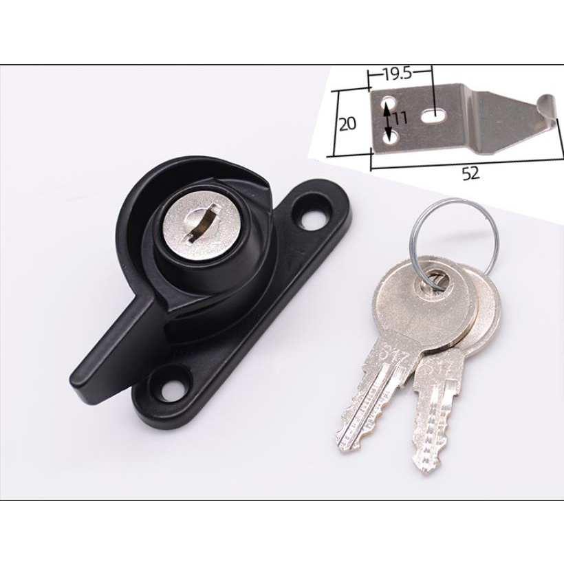 A Set Crescent Lock with Lock Sliding Sliding Sliding Door Plastic ...