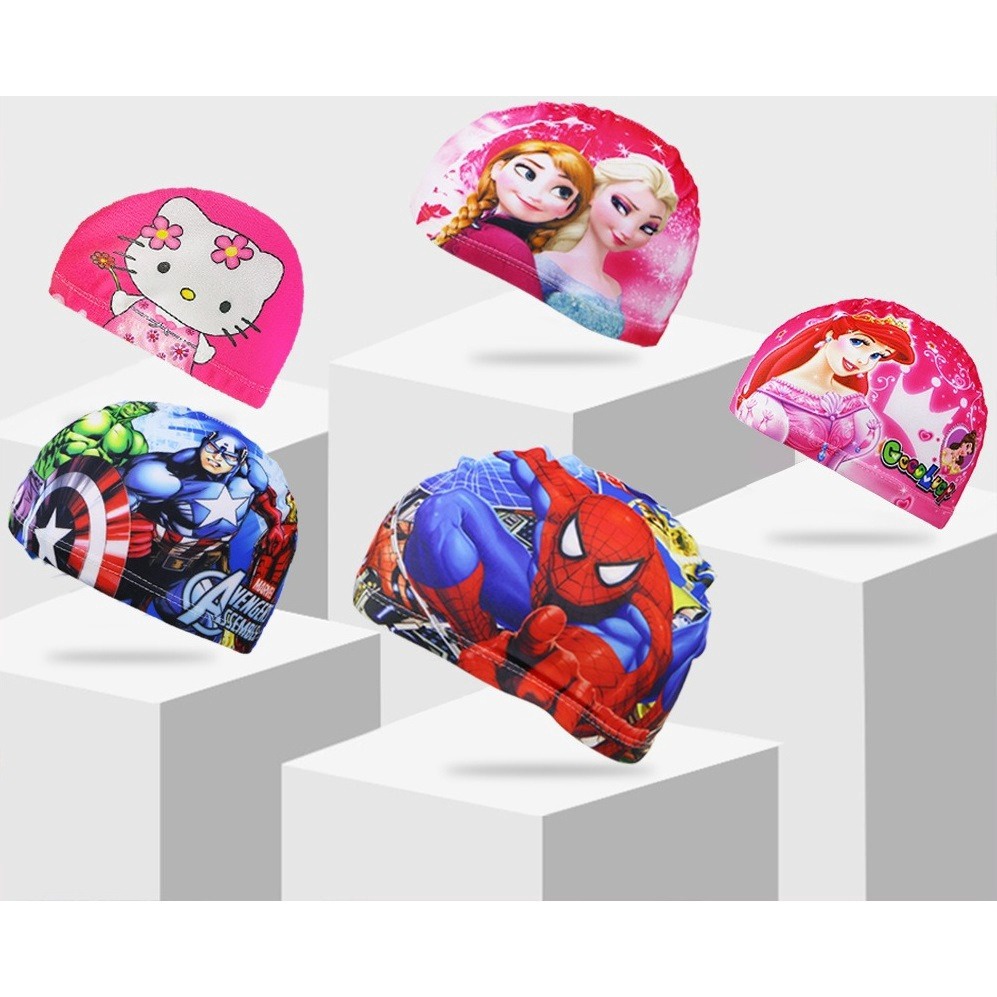 Swimming Cap For Kids Swim Cap Children Tope Renang Budak-Budak Intex ...