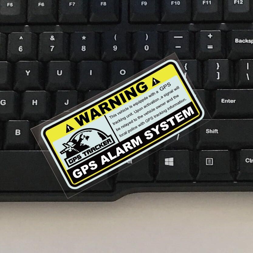 Warning GPS ALARM SYSTEM Tracking Anti Theft Decals Reflective Type Car ... Warning GPS ALARM SYSTEM Tracking Anti Theft Decals Reflective Type Car ...