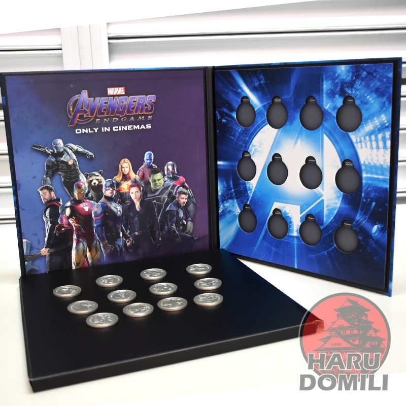 Avengers: Endgame 12 Coin Medallions Marvel's Limited Edition Exclusive ...