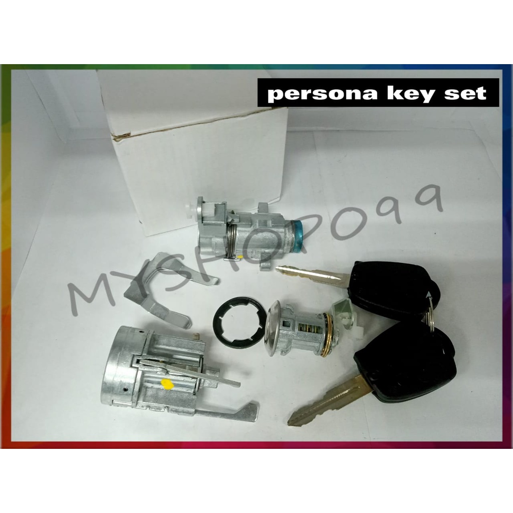 Proton Persona Satria Neo Key Set Assy Starter Switch Kunci Start ...