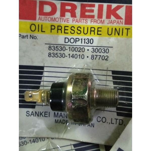 DREIK JAPAN Oil Pressure Switch Minyak Hitam Proton Saga Wira Gen2 ...