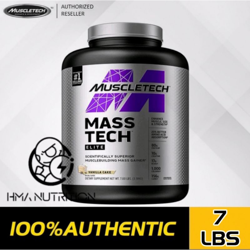 MuscleTech Mass Tech Elite (6lbs.) Muscletech Mass,Masstech Elite ...