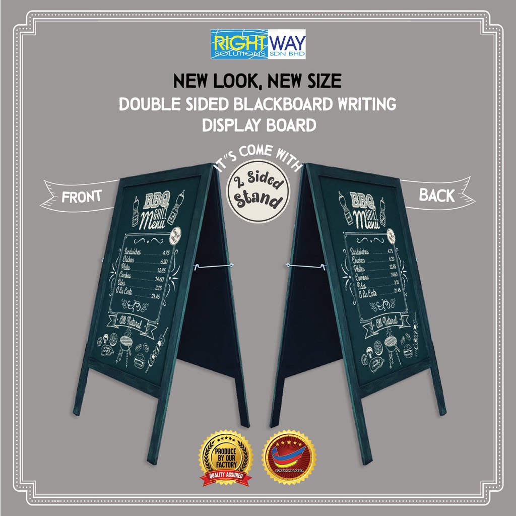 2024 SALE! Double Sided Blackboard Writing Display Board | Its Come ...