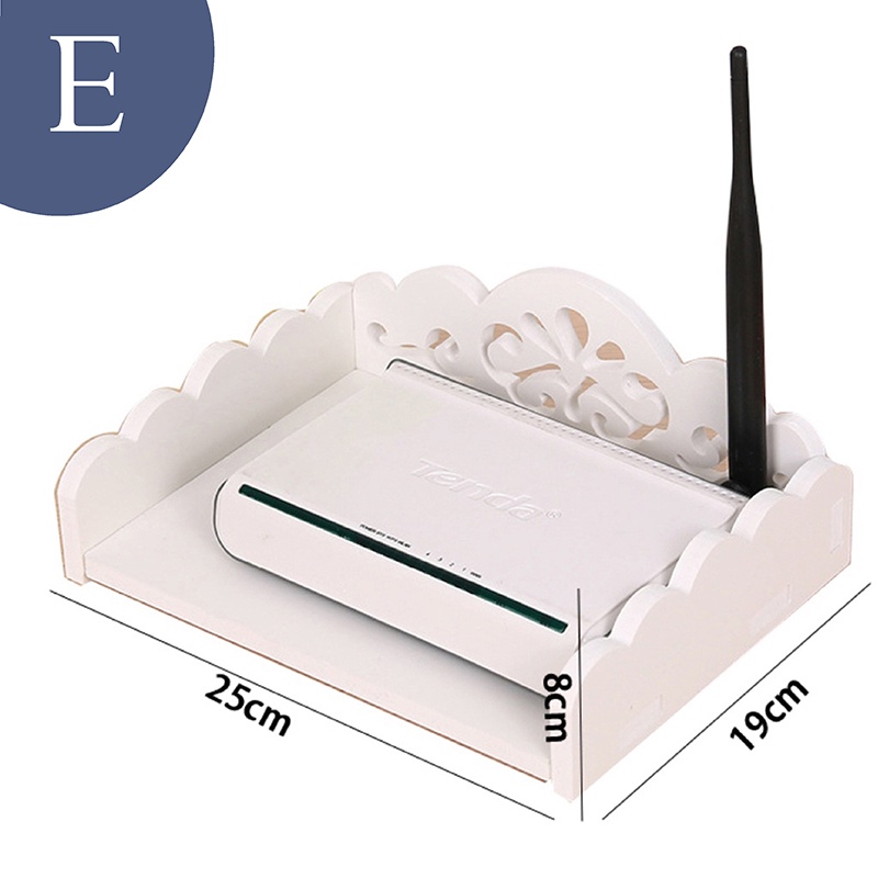 Wifi Router Shelf Modem Holder TV box rack wall storage DVD player ...