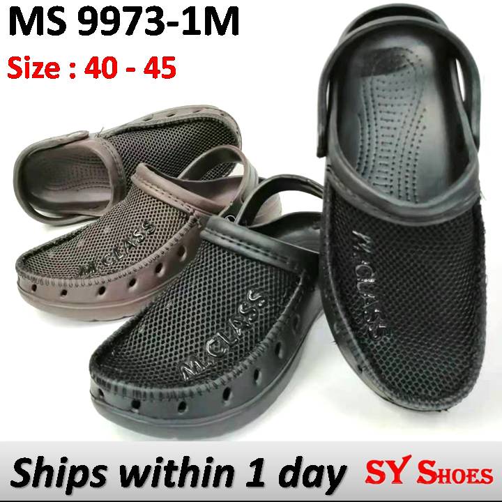 (SY Shoes) "M-CLASS" Men Mesh Eva Light Weight Clogs Sandals(MS 9973-1M ...