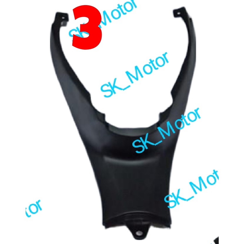 Honda WAVE ALPHA 110 CX V2 Original Inner Cover Full Set Kaver Hitam Meter Center Tank Front ...