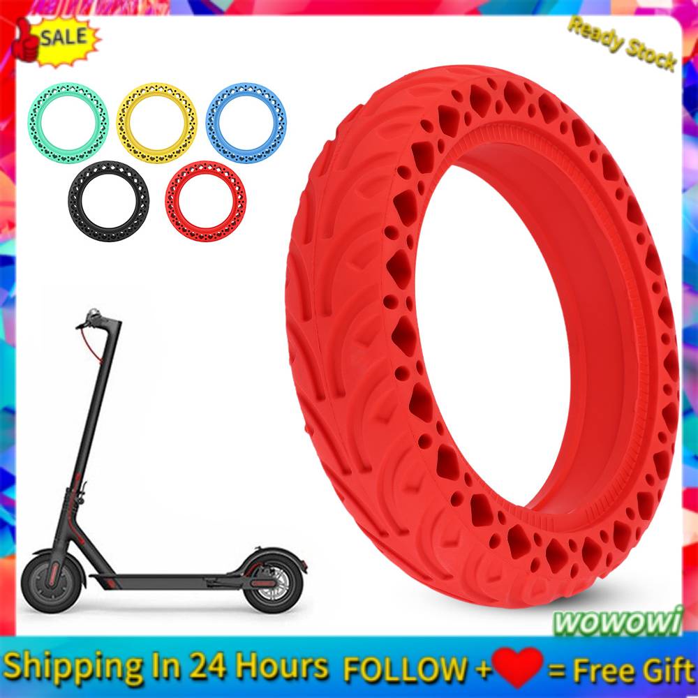 【Ready Stock】Wowowi 8.5 Inch Rubber Prismatic Tire Anti-explosion Shock ...