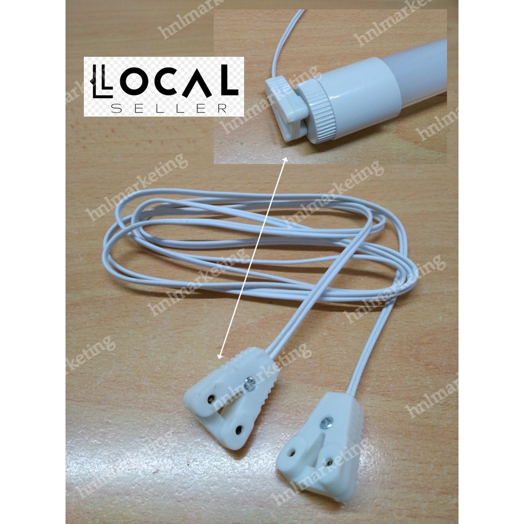 T8 LED END CAP TUBE HOLDER & TERRY CLIP FOR SIGNBOARD | Shopee Malaysia