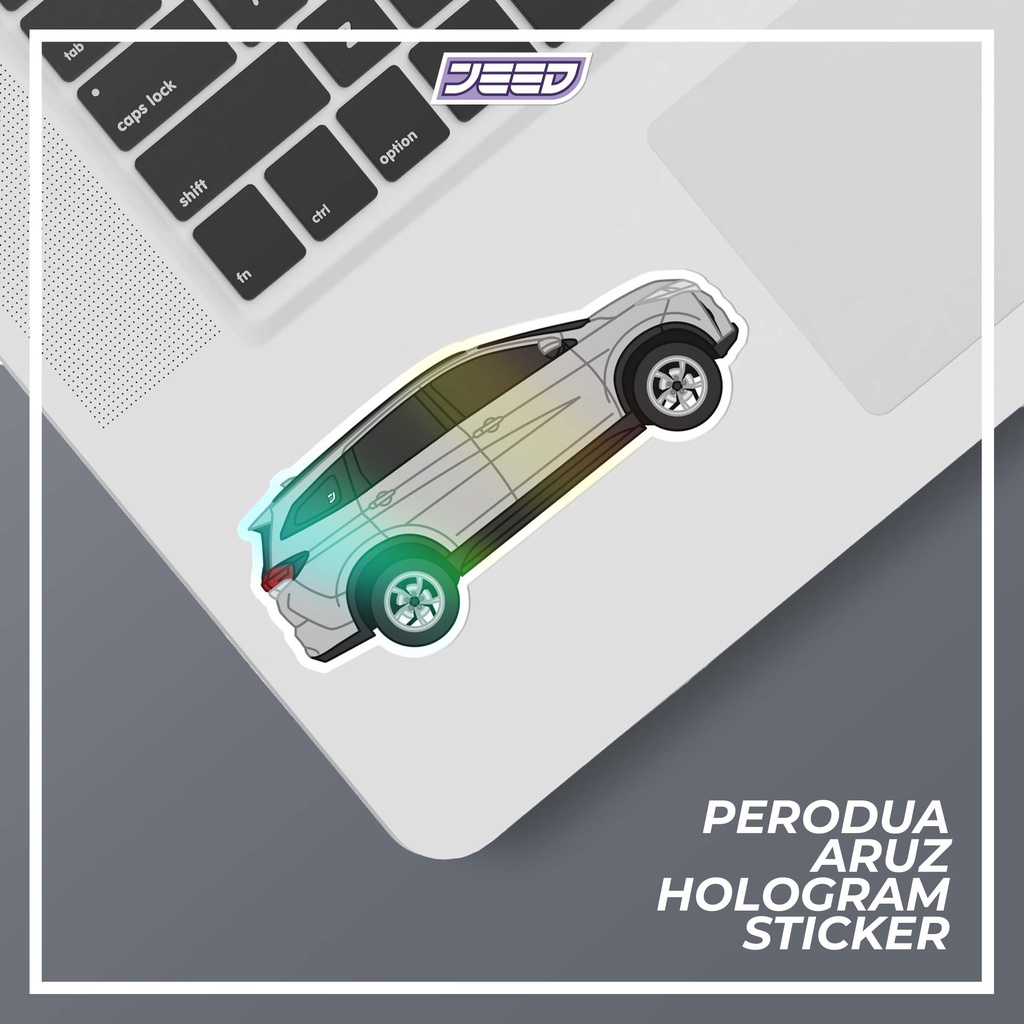 PERODUA ARUZ Sticker Hologram Laminate Custom Color Waterproof Art ...