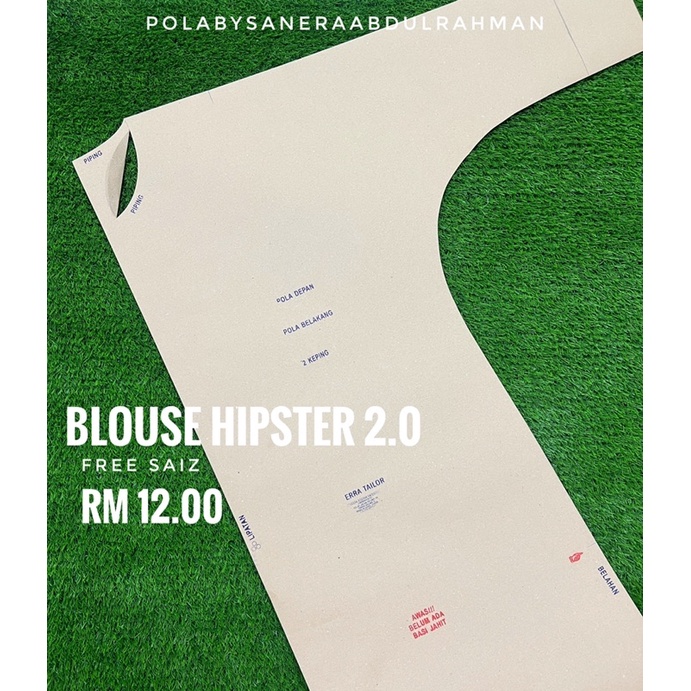 POLA BLOUSE HIPSTER 2.0 ( Free Saiz ) | Shopee Malaysia