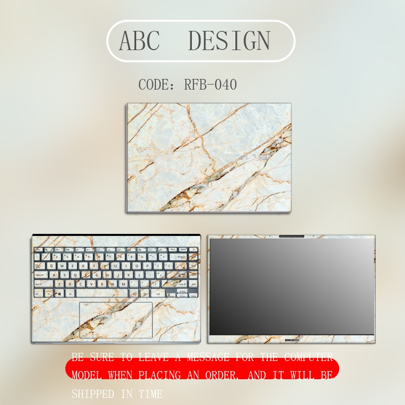 Huawei MateBook D14/D15/XPO/13S/14S laptop Sticker 3 side stickers ...