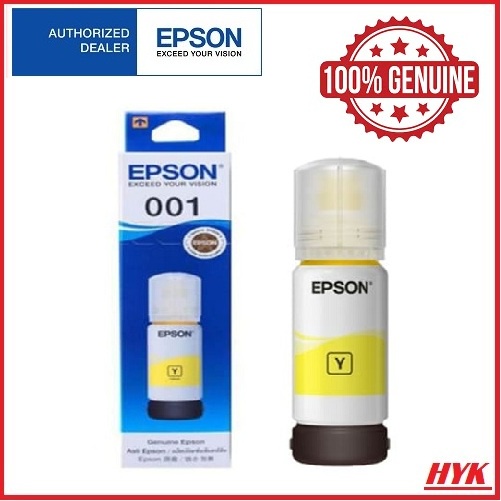 ORIGINAL | Epson Ink 001 - L4150 L4160 L6160 L6170 L6190 Black Y100 ...