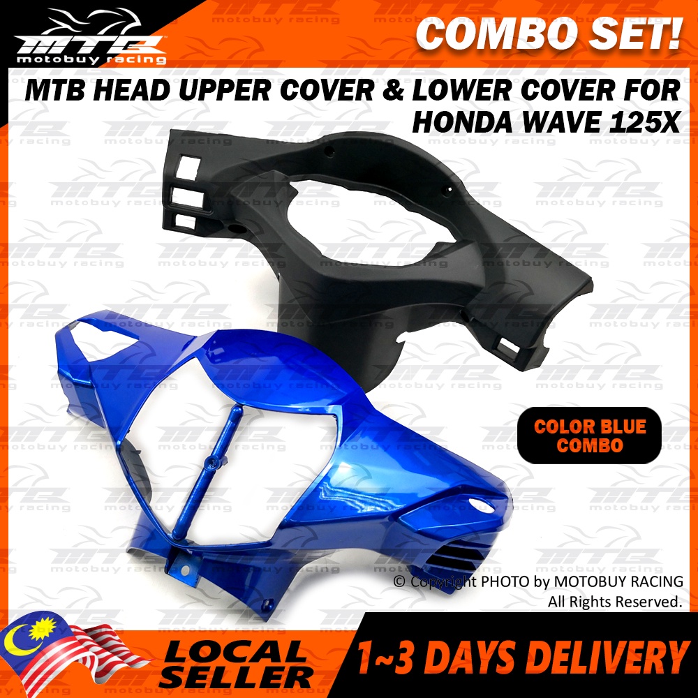 COMBO SET! MTB HEAD UPPER COVER & LOWER COVER FOR HONDA WAVE 125X ...