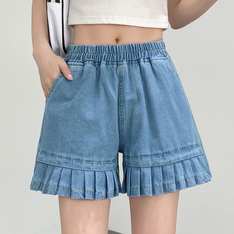 Loose Straight Shorts Versatile Casual Wide-Leg Five @ | Shopee Malaysia