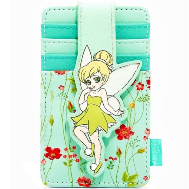 USA Disney x Loungefly Peter Pan Tinkerbell Floral Cardholder Card ...