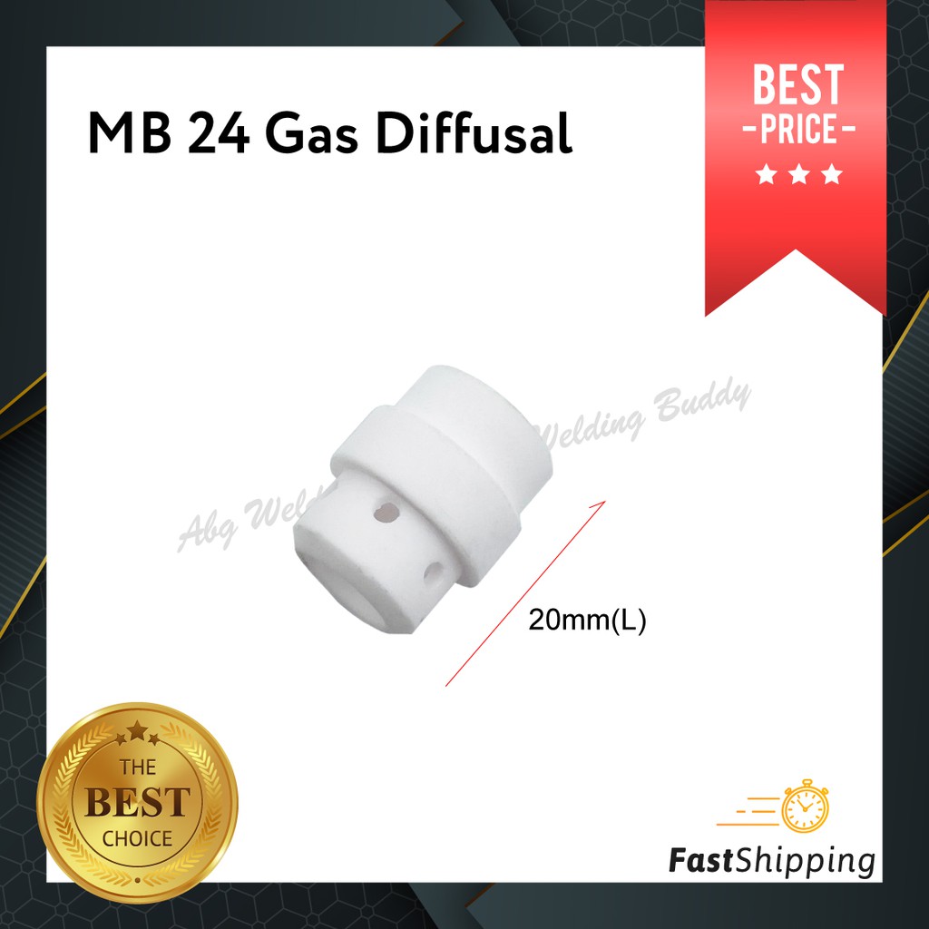 MB24 GAS DIFFUSER FOR BINZEL MB24 MIG WELDING TORCH | Shopee Malaysia