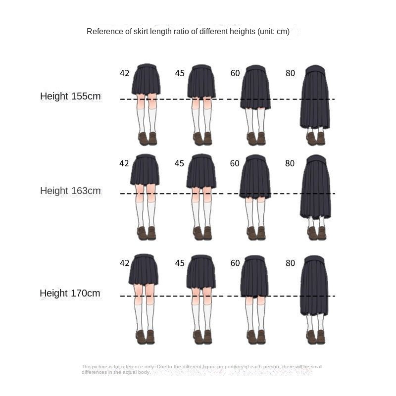 Preppy Style Sailor Suit JK Short Skirt Uniform Pleated School High ...