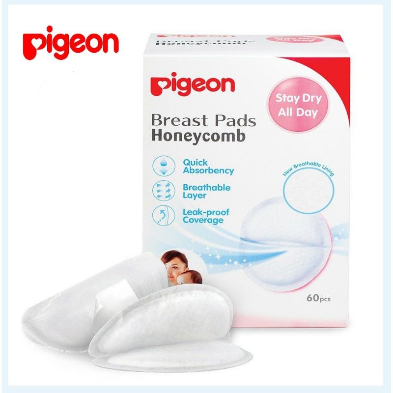 🔥 Clearance 🔥 Pigeon Breast Pads Honeycomb ( 60 pieces ) | Shopee Malaysia