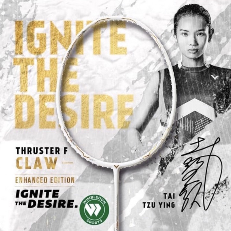 Victor 🇹🇼 Tai Tzu Ying 🇹🇼 Signature Edition Thruster Claw Badminton ...