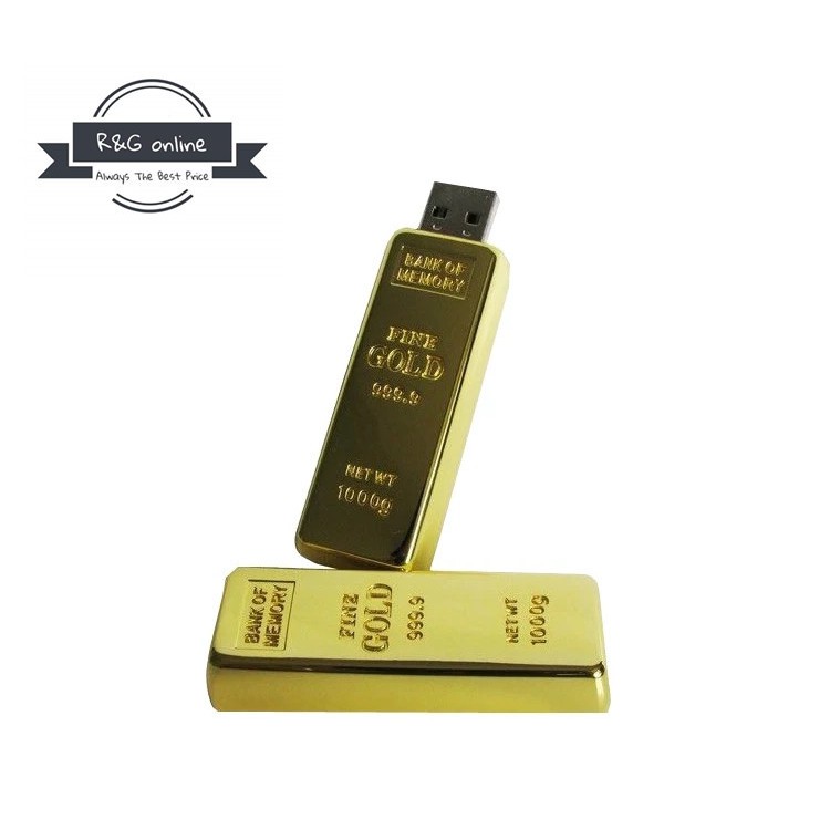 Pendrive Bullion Gold Bar USB Flash Drive 16GB / 32GB USB Stick ...