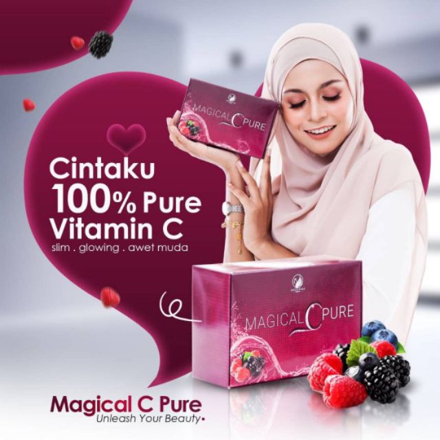 ready stock (1BOXES MCP) MAGICAL C PURE : KHASIAT 1000MG + VITAMIN C ...