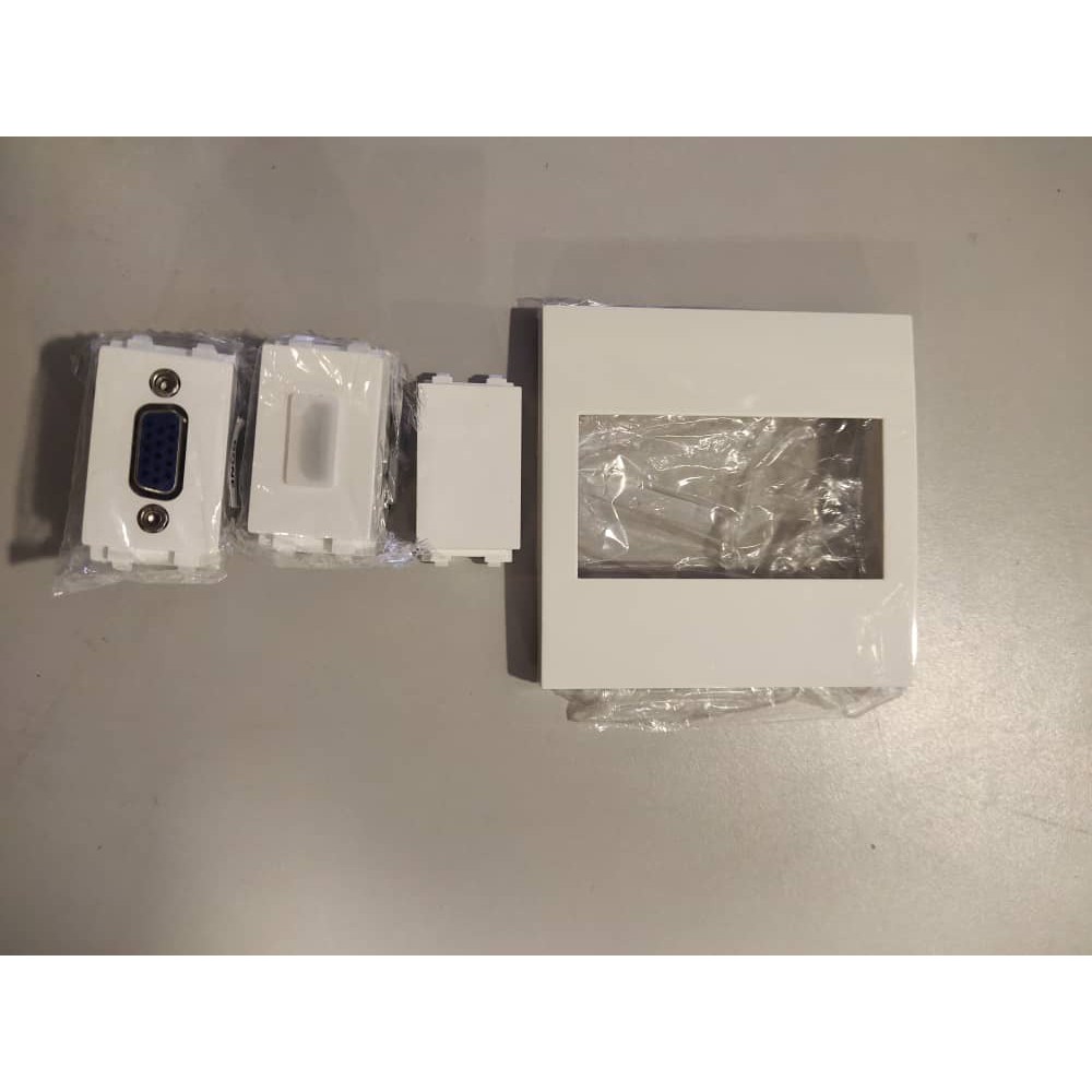 High Quality VGA & HDMI Faceplate / Face Plate Wall Plate Come With 1 ...