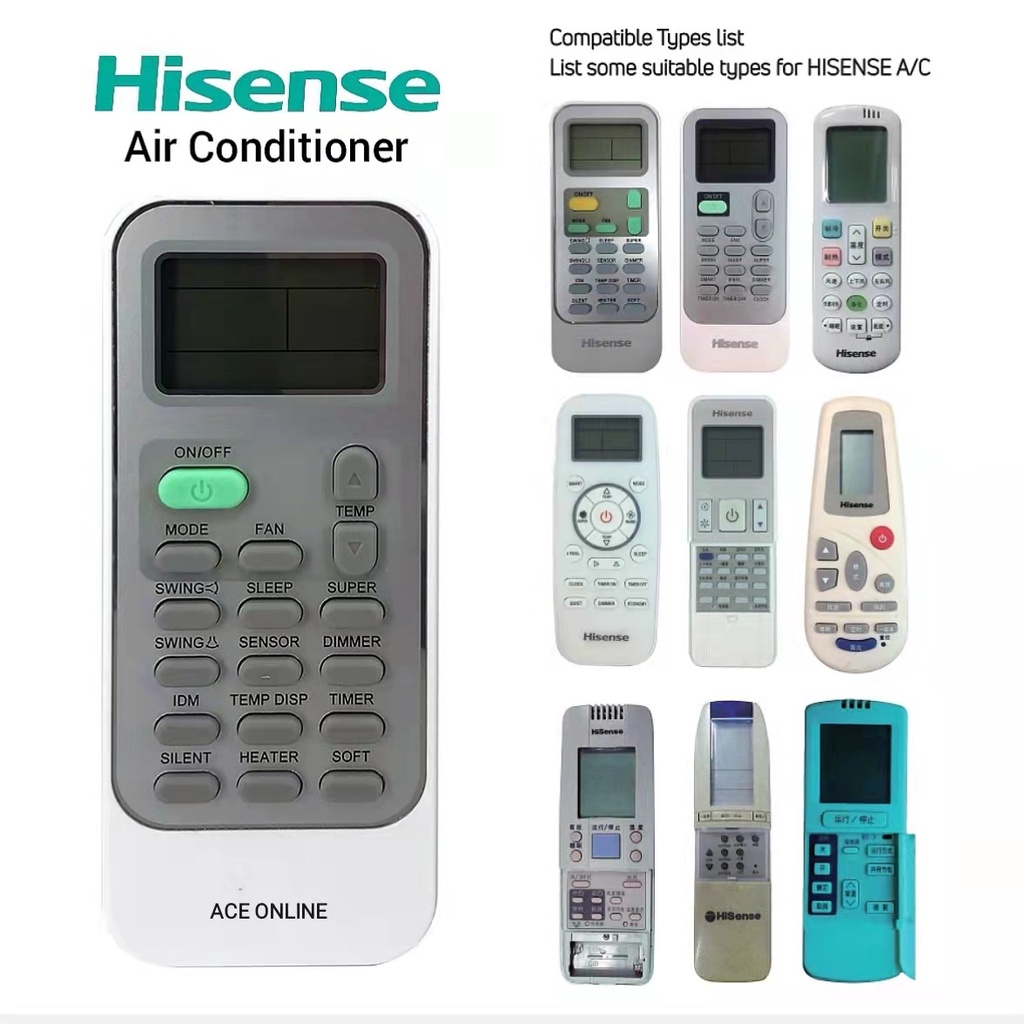 Universal Remote Control For Hisense Aircond Air / Conditioner (KS ...