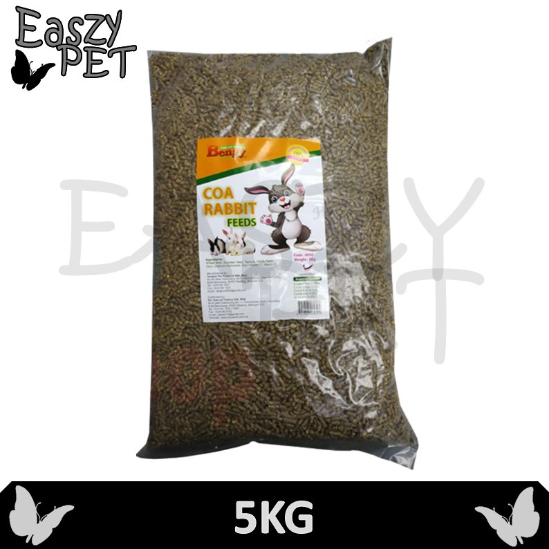 Bengy Coa Rabbit Food 5kg Ramgy Classic Rabbit Food Makanan Arnab ...
