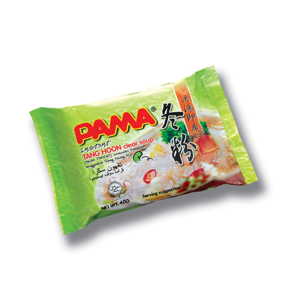 (PACKAGING BAHARU) PAMA Instant Tang Hoon Clear Soup Flavour (40gx5 ...